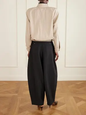 Magda Butrym Embroidered Cotton-blend Jacket - Neutrals