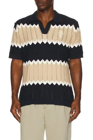 Agua Bendita Aron Polo Shirt In Stripes