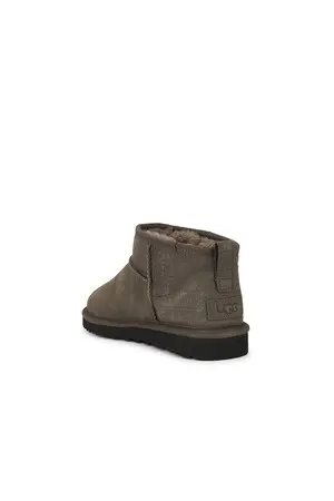 UGG Classic Ultra Mini Embossed Boots
