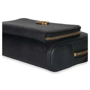 Dior Grained Calfskin Caro Double Pouch