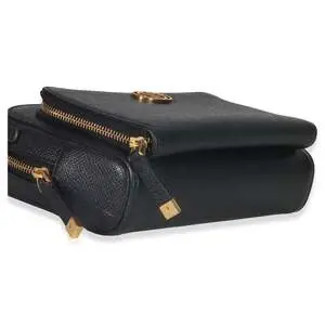 Dior Grained Calfskin Caro Double Pouch