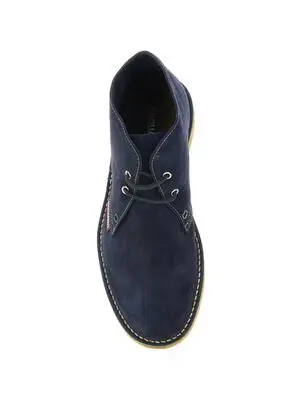 Dsquared2 Contrast Stitching Suede Chukka Boots - Blue