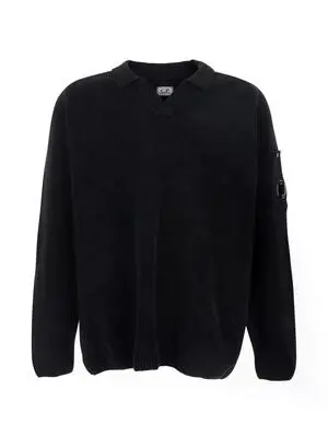 C.P. COMPANY Lens-detail Patch Sweater