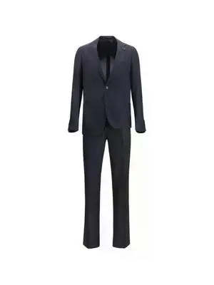 LARDINI Button Iconic Suit - Blue