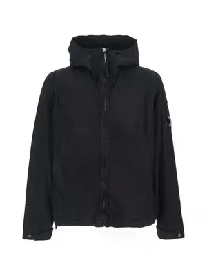 C.P. COMPANY Hooded Jacket - Black