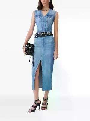 Liu Jo V-neck Midi Dress
