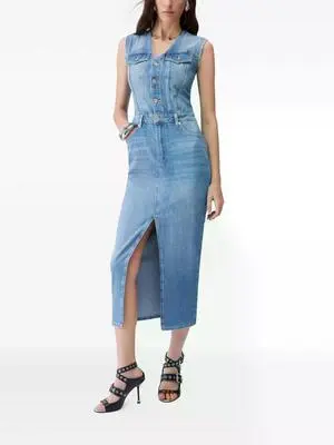 Liu Jo V-neck Midi Dress