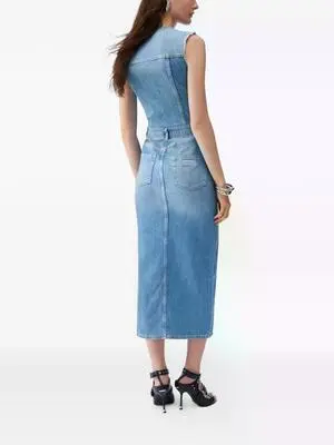 Liu Jo V-neck Midi Dress