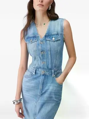 Liu Jo V-neck Midi Dress