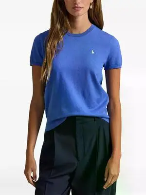 Polo Ralph Lauren Short-sleeve Knit Top - Blue