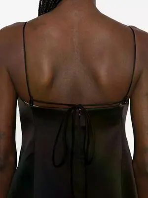 RÓHE Satin Top - Black
