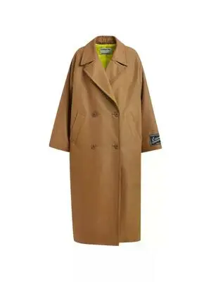 Essentiel Antwerp Logo-patch Double-breasted Coat