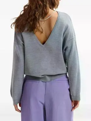 Essentiel Antwerp Chain-detail V-neck Sweater