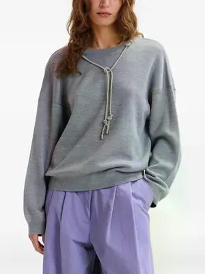 Essentiel Antwerp Chain-detail V-neck Sweater