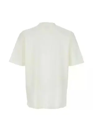 C.P. COMPANY Logo-embroidered T-shirt - Neutrals