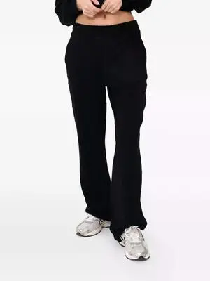 ON/OFF ESSENTIALS The Solace Wide Leg Track Pants - Black