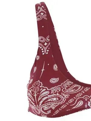 VENUJA Paisley-print Two-piece Bikini Set