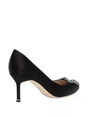 Manolo Blahnik Embellished Stiletto Heel Pumps