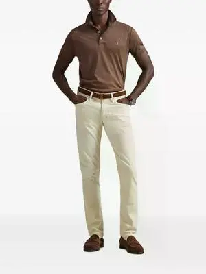 Polo Ralph Lauren Embroidered Short Sleeve Polo Shirt - Brown