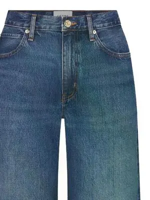 FRAME Stroll Wide-leg Jeans - Blue