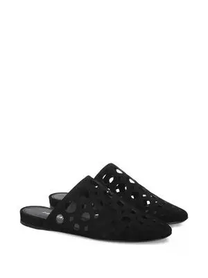 Premiata Cut-out Leather Mules