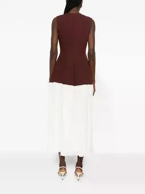 Simkhai Pleated Maxi Dress