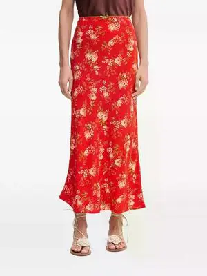 NEVER FULLY DRESSED Floral Long Skirt