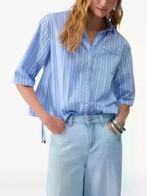 Liu Jo Striped Chest-pocket Shirt