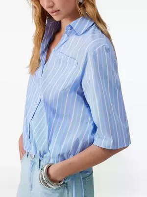 Liu Jo Striped Chest-pocket Shirt