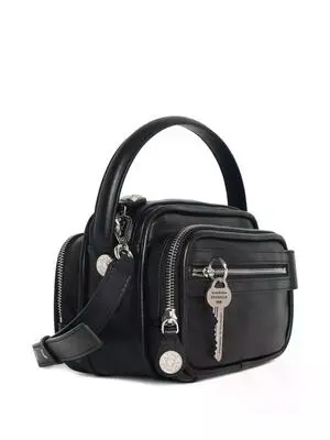 Acne Studios Tote Bag With Embossed Logo - Black