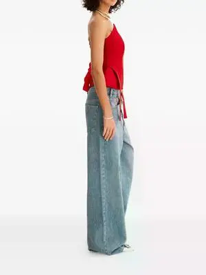 MOOS STUDIO Tie-detail Top - Red