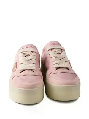Prada Downtown Bold Re-nylon And Suede Sneakers