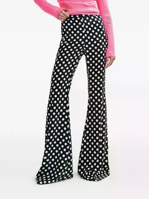 Essentiel Antwerp Polka-dot Flared Trousers