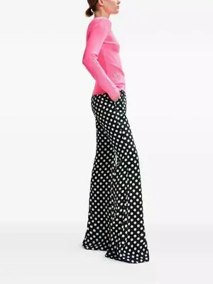 Essentiel Antwerp Polka-dot Flared Trousers