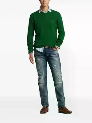 Polo Ralph Lauren Embroidered Crewneck Sweater - Green