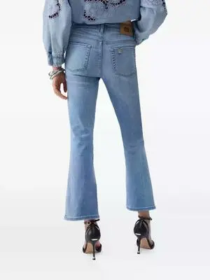 Liu Jo High-rise Cropped Flare Jeans