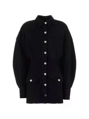 Attico Buttoned Mini Dress