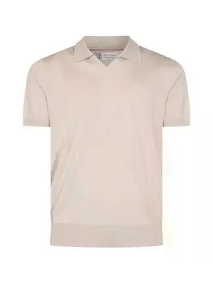 Brunello Cucinelli V-neck T-shirt - Neutrals