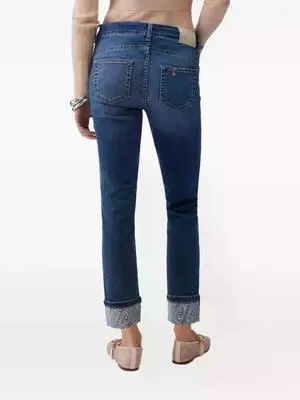Liu Jo Rhinestone-appliqué Five-pocket Jeans