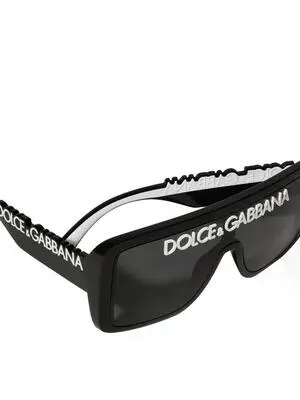 Dolce & Gabbana Logo Rectangle Sunglasses