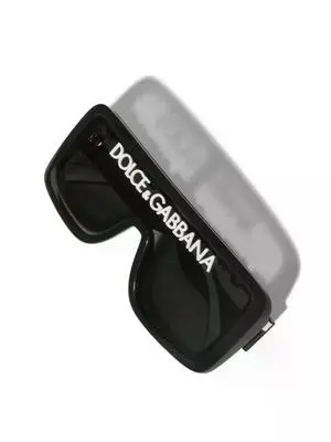 Dolce & Gabbana Logo Rectangle Sunglasses
