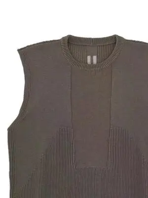 Rick Owens Ribbed-knit Vest
