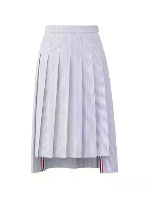 Thom Browne Pleated Midi Skirt