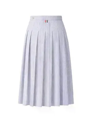 Thom Browne Pleated Midi Skirt
