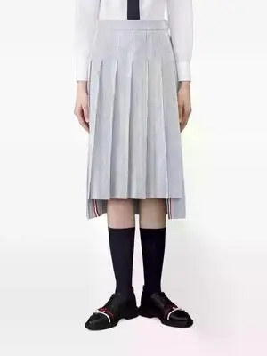Thom Browne Pleated Midi Skirt