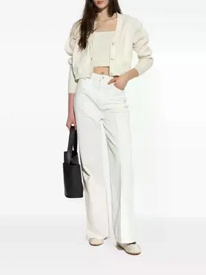 Officine Générale Eliane Square-neck Knit Top - Neutrals