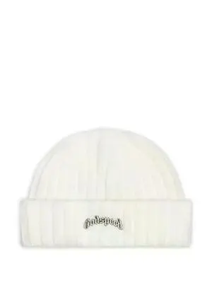 GODSPEED Logo-embroidered Beanie - White