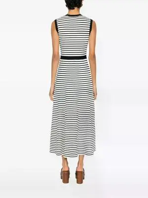 Maje Striped Maxi Dress