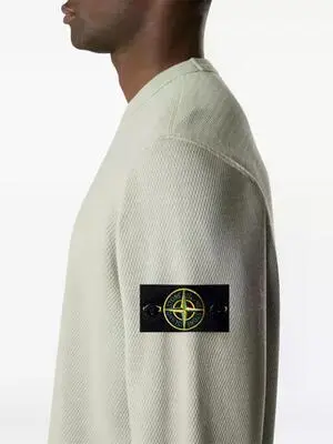 Stone Island Logo-patch Crew-neck Sweater