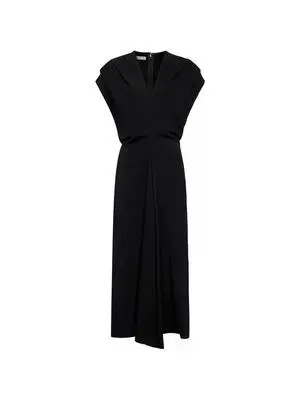 Co V-neck Midi Dress